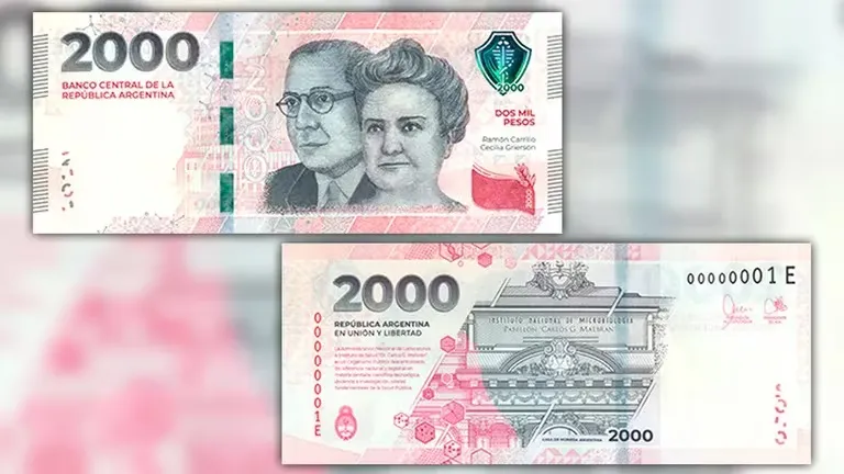 El nuevo billete de $ 2000 ya está en circulación e incluye varias ...